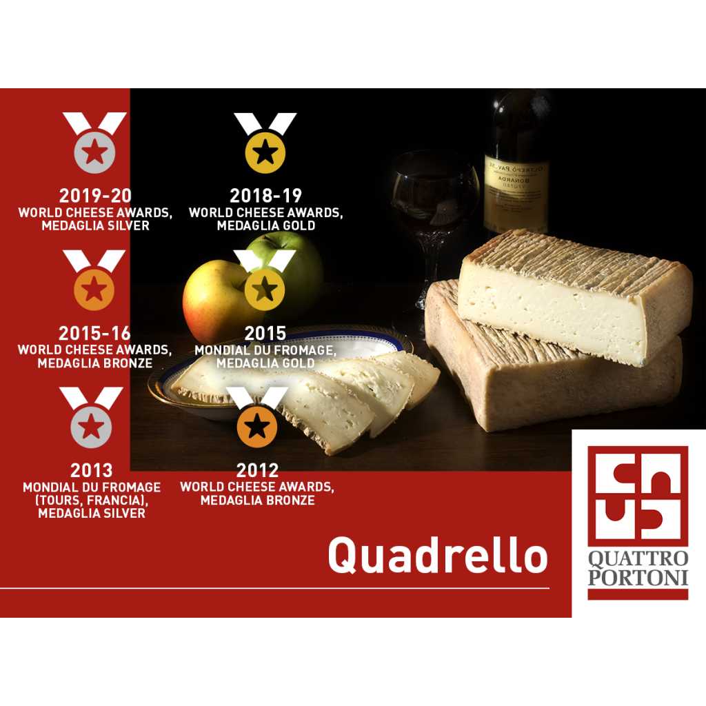 Quadrello di Bufala ca 2 kg Caseificio Quattro Portoni – Il Molino