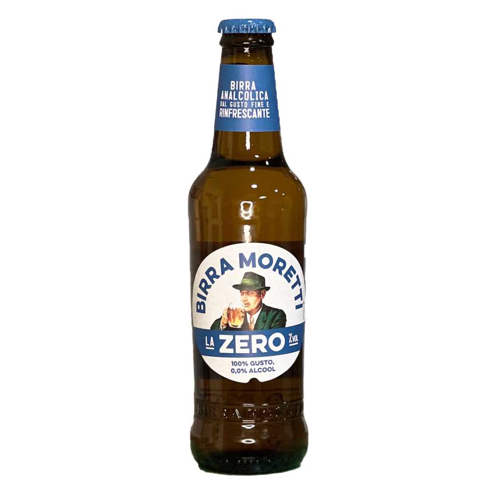Birra Moretti Zero (alkoholfri öl 0,0%) 24x33cl – Il Molino