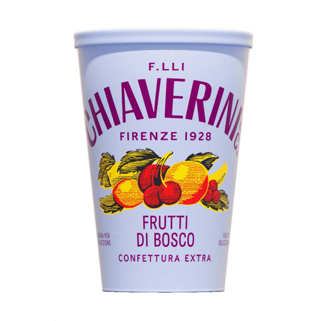 Confettura Extra Frutti di Bosco – Skogsbärsmarmelad Chiaverini 320 g x ...